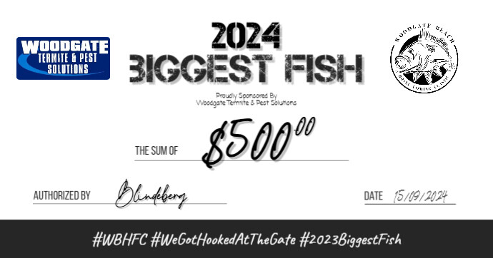 Novelty Cheque_Biggest Fish_2023 | PosterMyWall