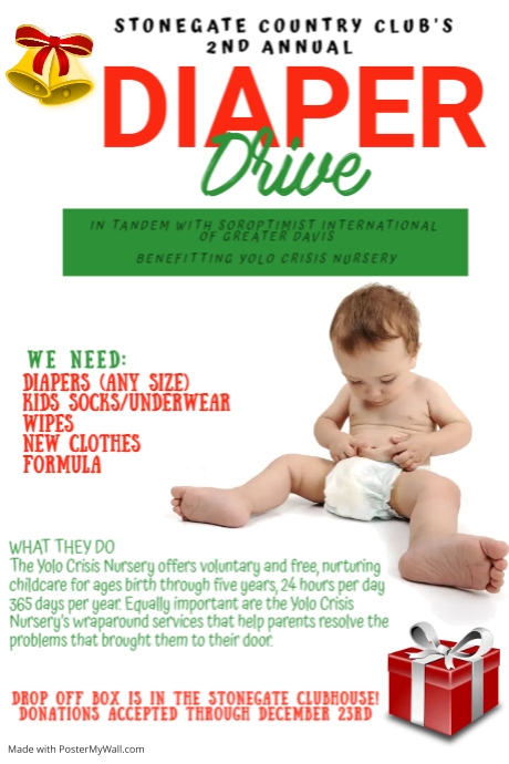Free Diaper Drive Flyer Template | PosterMyWall