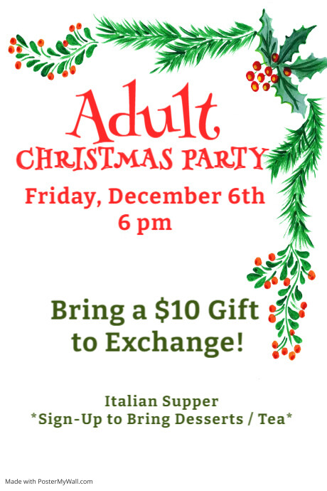 Oh What Fun! Christmas Party Invitation Poster | PosterMyWall