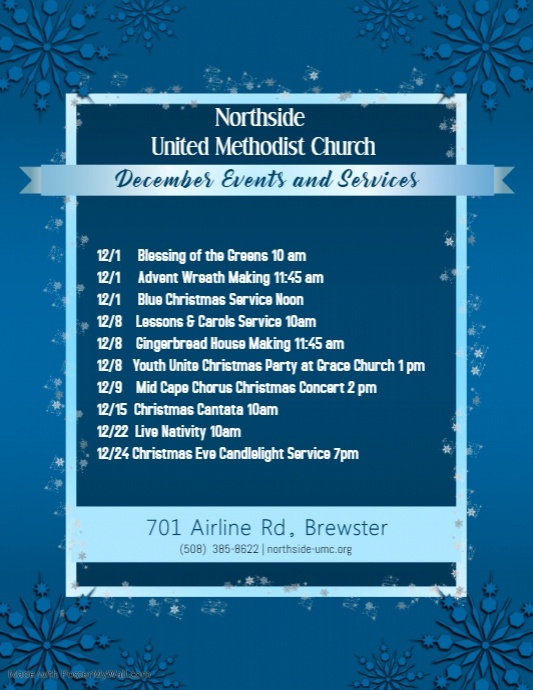 NUMC December Events | PosterMyWall