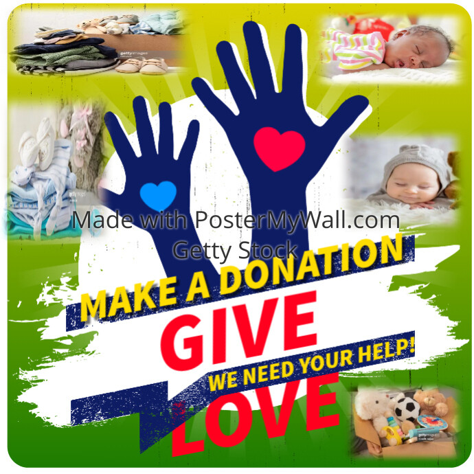 Copy of MAKE A DONATION BANNER | PosterMyWall