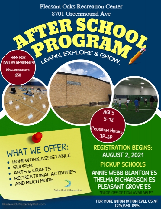 Copy of Out of School Time English | PosterMyWall