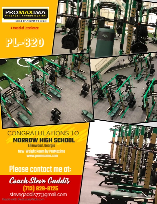 Copy of ProMaxima PL-320 (1) | PosterMyWall