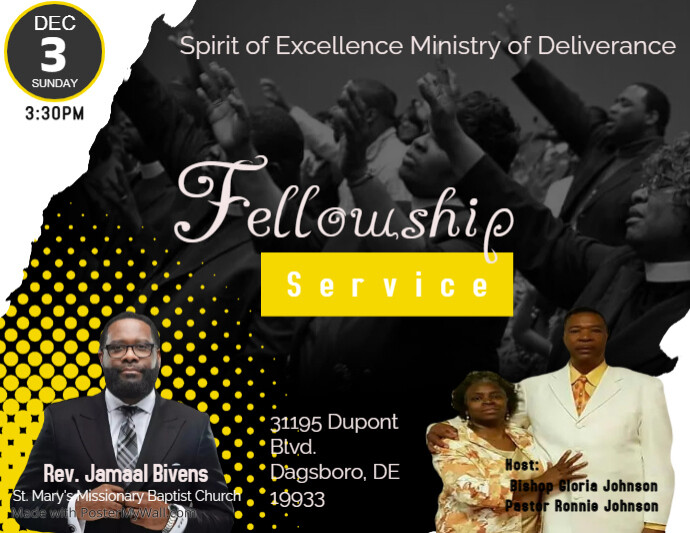 5th Sunday Fellowship | PosterMyWall