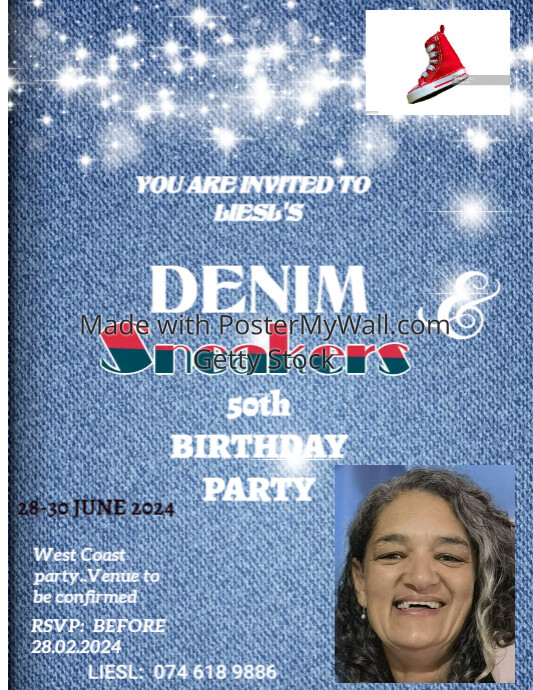 Denim and Diamond Party | PosterMyWall