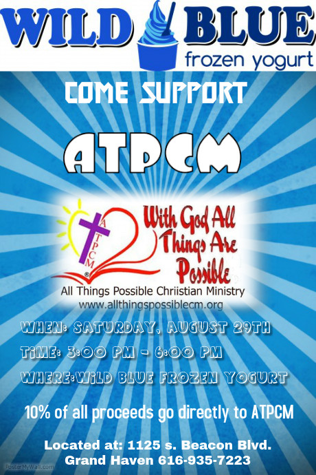 All Things Possible Christian Ministry Fundraiser! | PosterMyWall