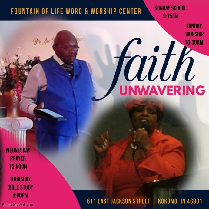 Faith unwavering | PosterMyWall