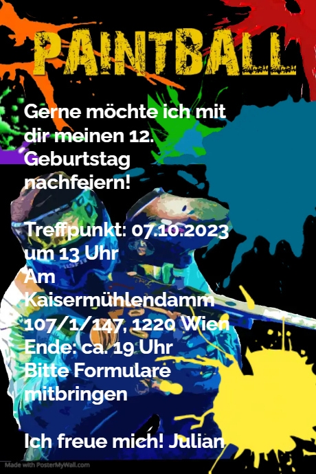 Paintball | PosterMyWall