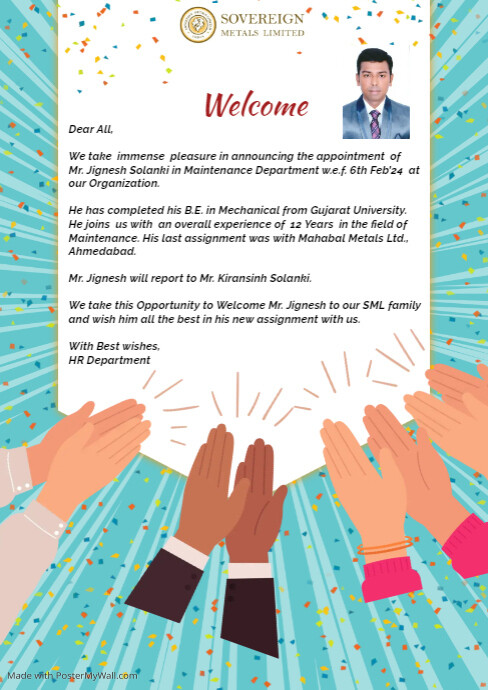 Employee Appreciation Email Template (7) | PosterMyWall