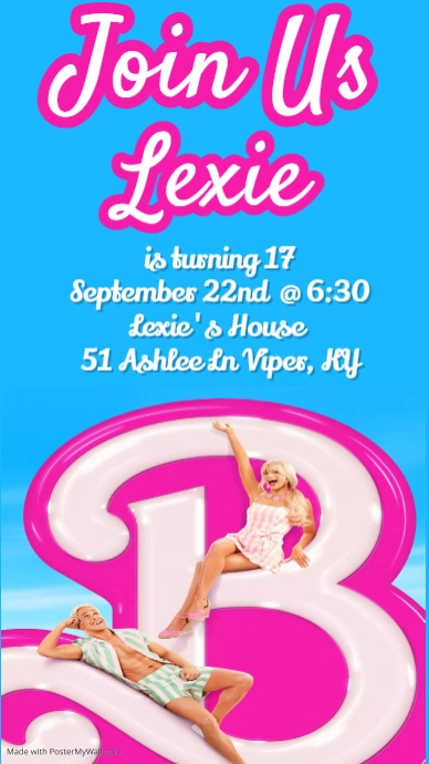 Barbie poster, barbie movie poster | PosterMyWall