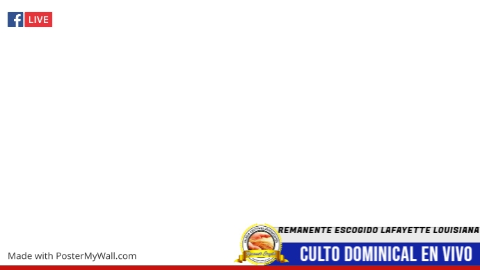 Copy of facebook live banner | PosterMyWall
