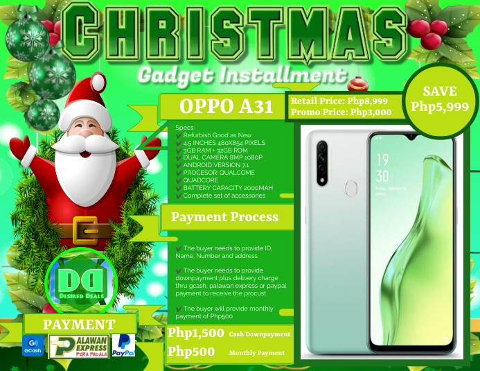 DD-OPPO A31 | PosterMyWall