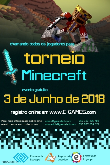 Copy of Minecraft Gaming Poster Template | PosterMyWall