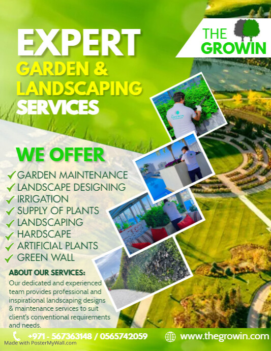 Copy of Lawn Services Flyer Ad | PosterMyWall