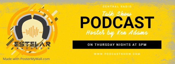 Podcast facebook cover template | PosterMyWall