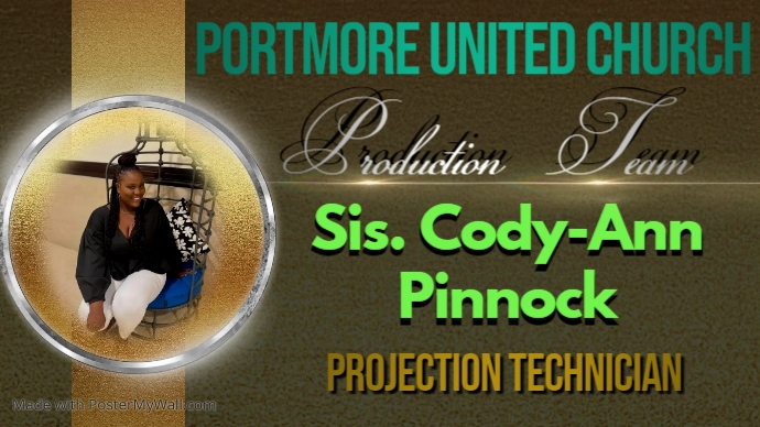 Copy of Cody-Ann Pinnock | PosterMyWall