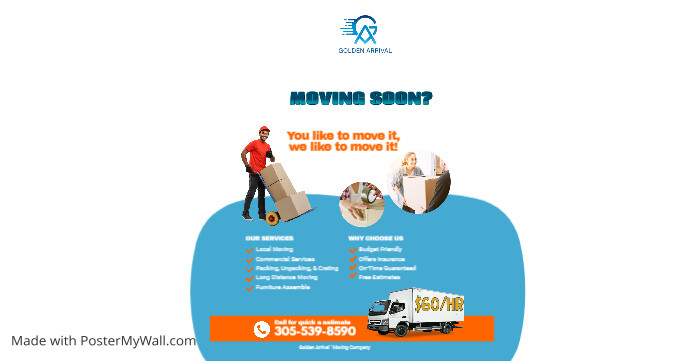 Copy of Moving Company Service Flyer Poster Template (1) | PosterMyWall