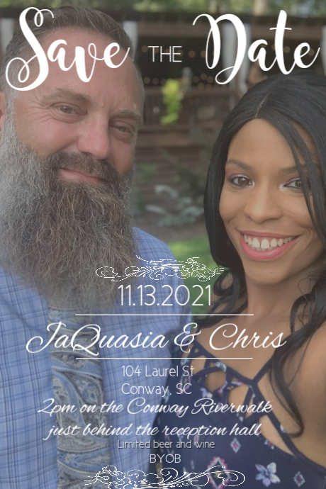 Copy of Copy of Free Save the Date Flyer Template | PosterMyWall