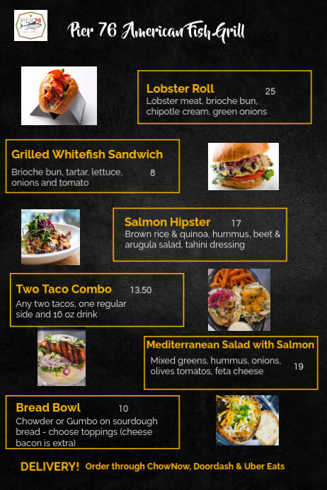 Menu Board #1 | PosterMyWall