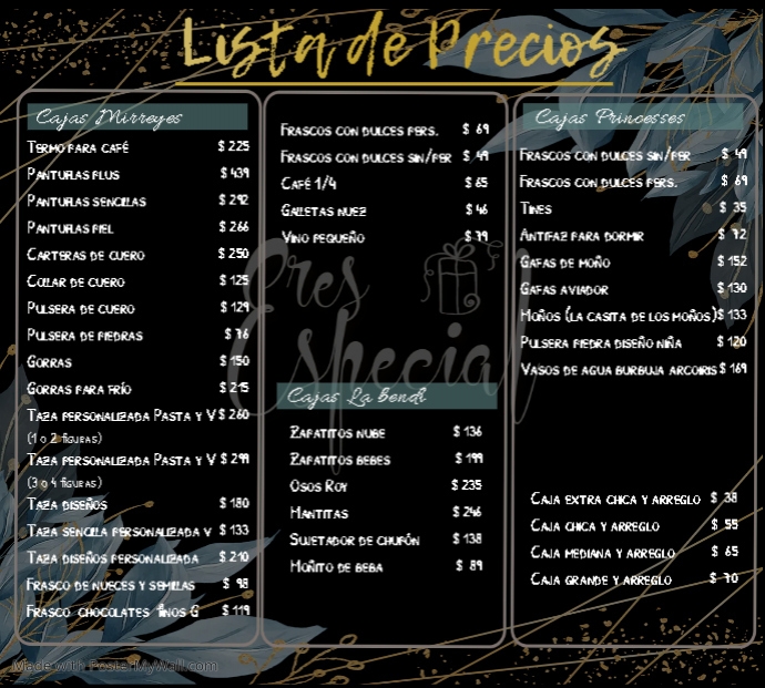 Copia de Copy of Copia de Bright Spring Cleaning Price List Design ...