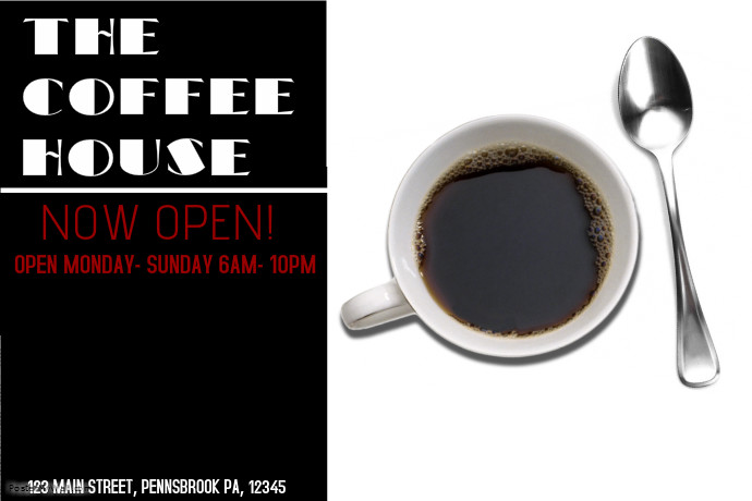 COFFEE/CAFE | PosterMyWall