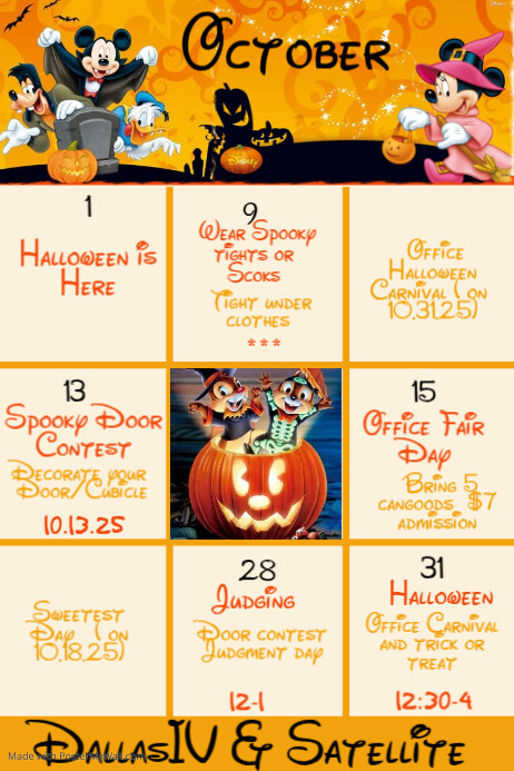 October Events - Disney Halloween | PosterMyWall
