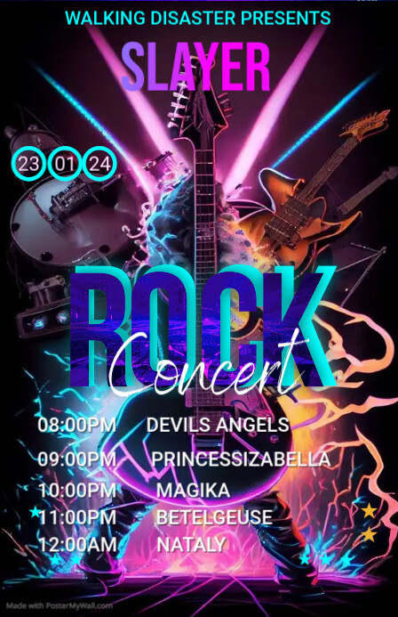 Rock music party | PosterMyWall