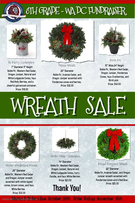 Copy of WREATH SALE | PosterMyWall