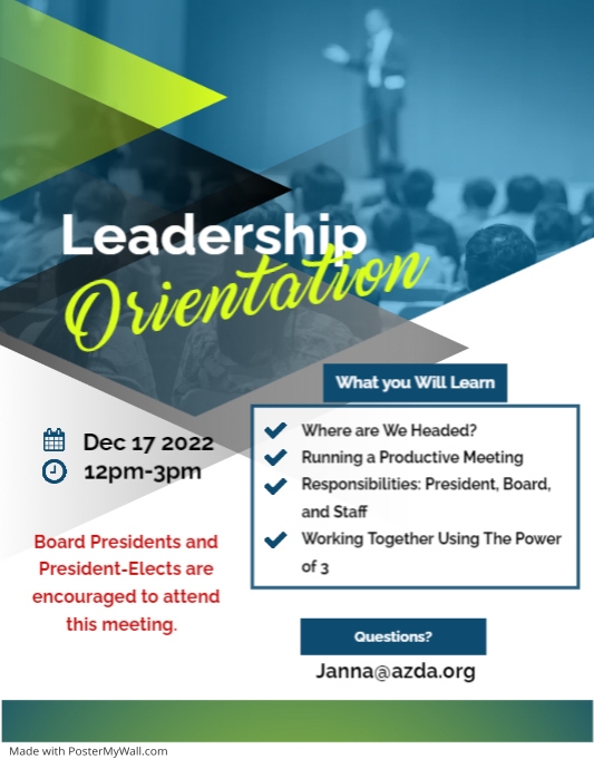 Leadership Seminar Flyer Template | PosterMyWall