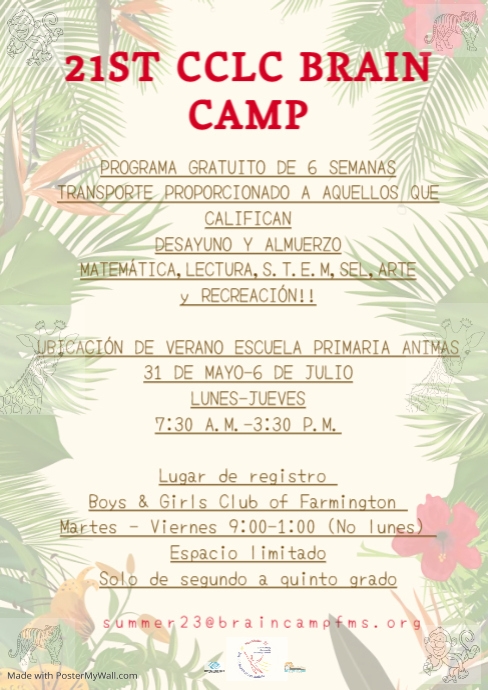 SMR 23 21st CCLC BC (1) | PosterMyWall