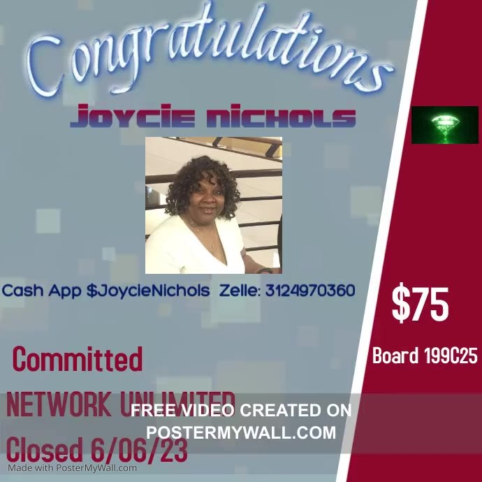 Copy of Joycie COMMITED (2) | PosterMyWall