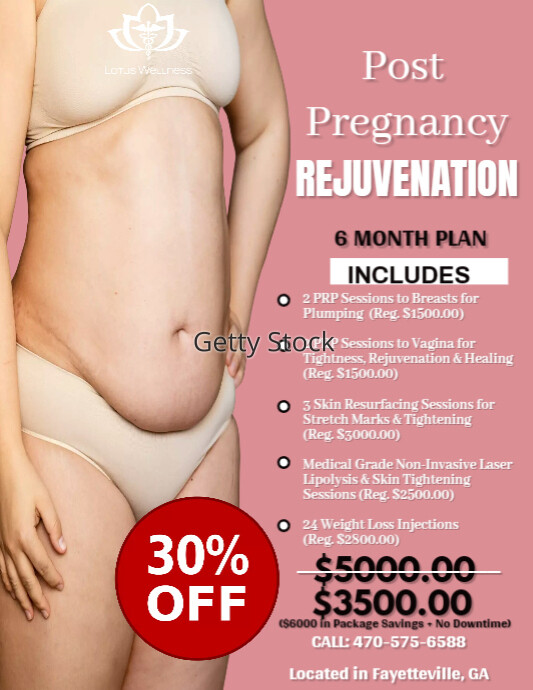 Copy of non surgical mommy makeover flier (2) | PosterMyWall