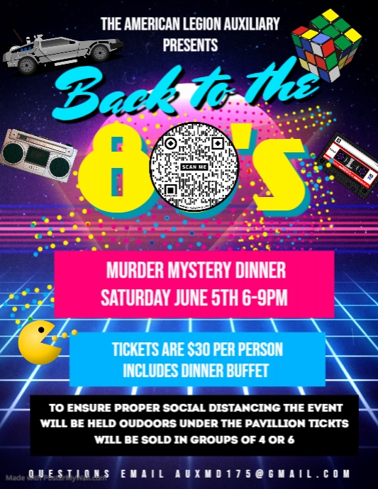 Copy of 80's Night Flyer | PosterMyWall