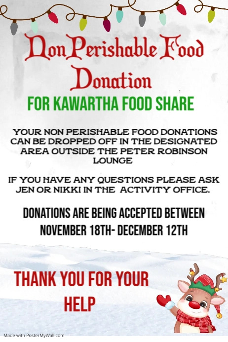 Can food drive | PosterMyWall