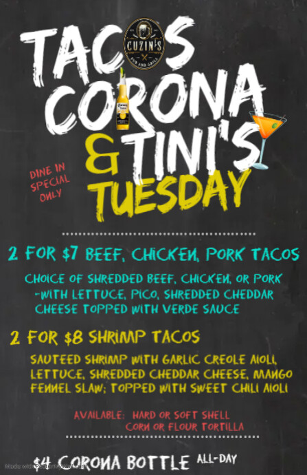 taco_corona_tini | PosterMyWall