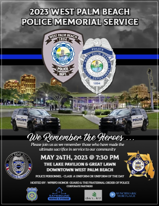 2023 Police Memorial | PosterMyWall