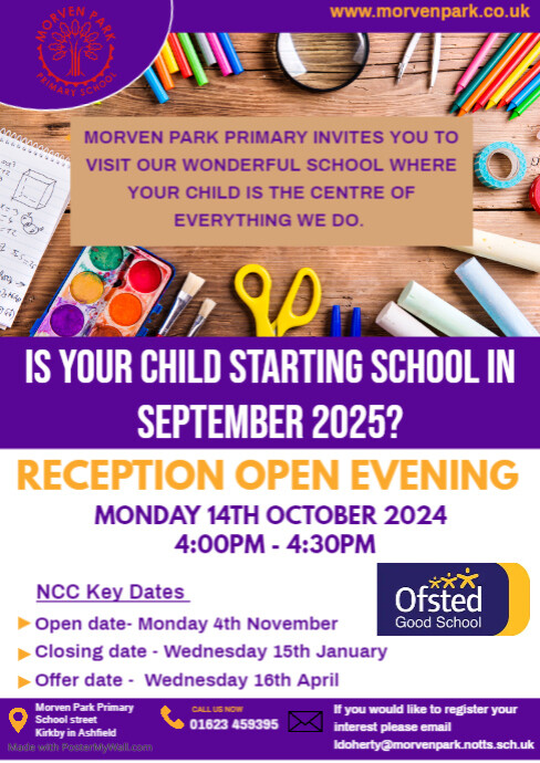 Nursery open evening | PosterMyWall