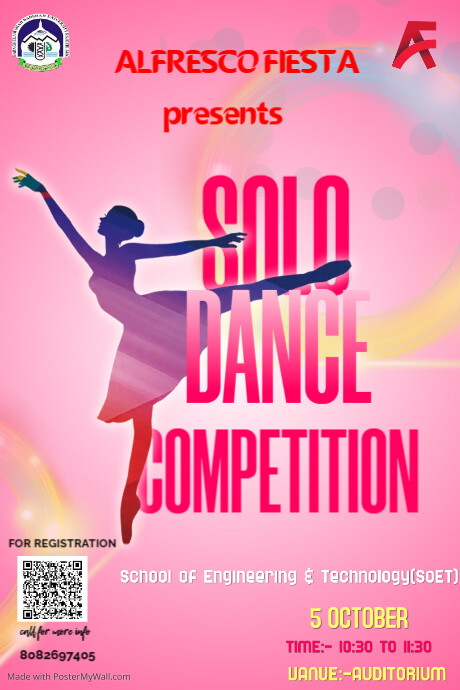 solo dance competition (1) | PosterMyWall