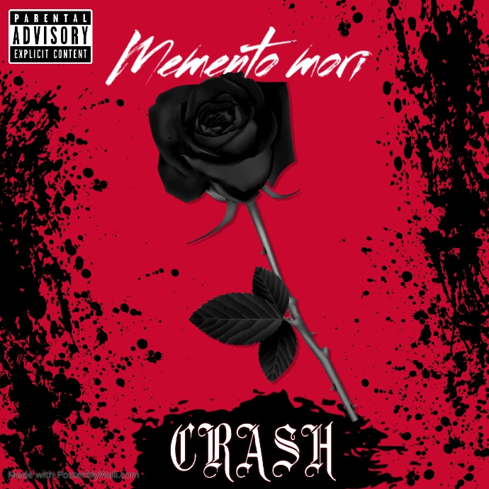 Copie de black rose mixtape cover art design template | PosterMyWall