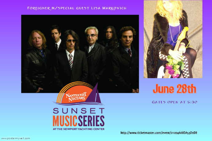 Foreigner w/special guest Lisa Markovich | PosterMyWall