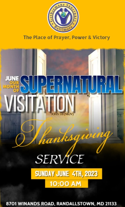 Copy of June SUNDAY CHURCH | PosterMyWall