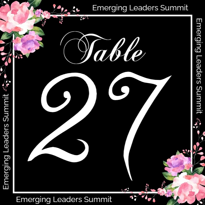 Copy of ELS Table#27 | PosterMyWall