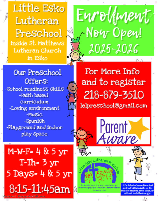 Preschool Enrollment | PosterMyWall