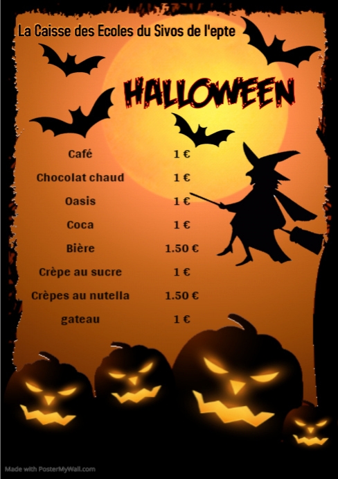 Copie de Halloween Poster | PosterMyWall
