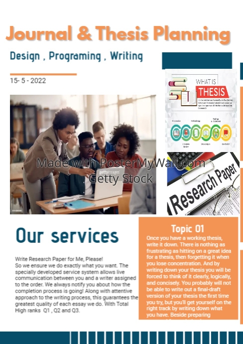 Orange Custom Branded Newsletter Page | PosterMyWall