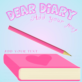 Customizable Design Templates for Diary | PosterMyWall