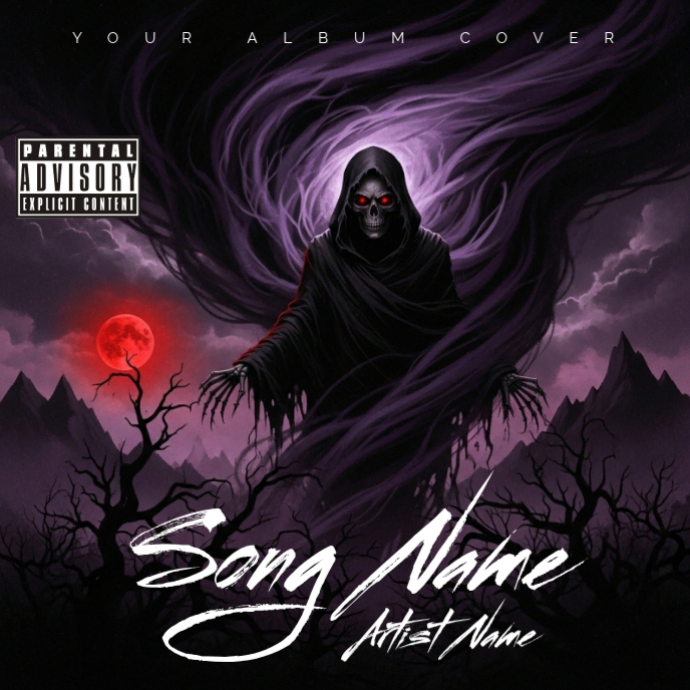 Death Album Cover Template | PosterMyWall