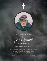 Funeral Flyer Template | PosterMyWall
