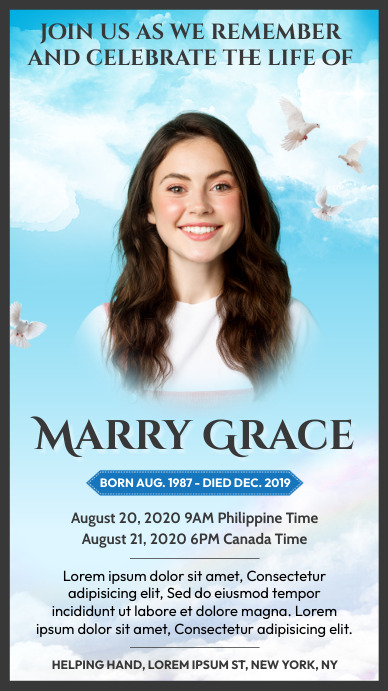 Death Anniversary Template | PosterMyWall