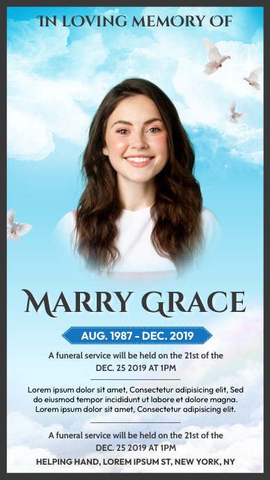 Death Anniversary Template | PosterMyWall